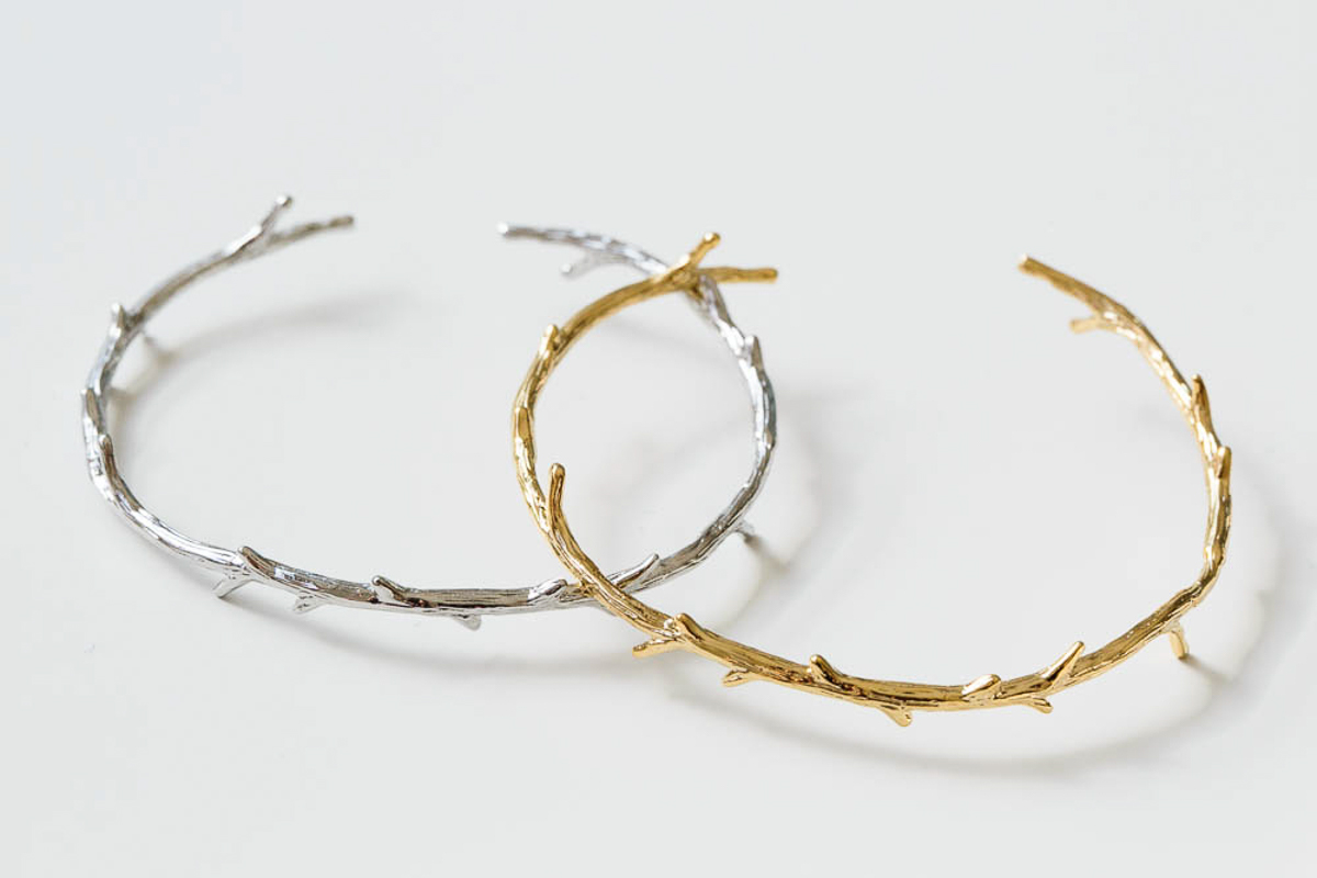 Many Thorn Bangle Bracelet ( Gold ) on Luulla